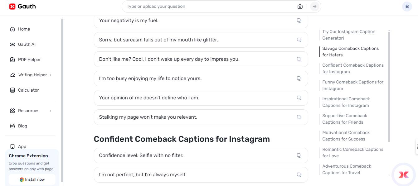Mastering the Art of the Perfect Comeback: Top Instagram Captions for ...